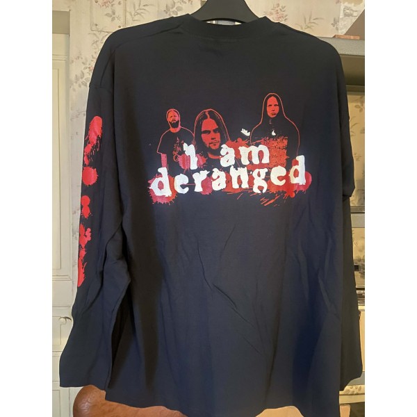 DERANGED - Red Logo / I Am Deranged - LS - Adipocere Shop